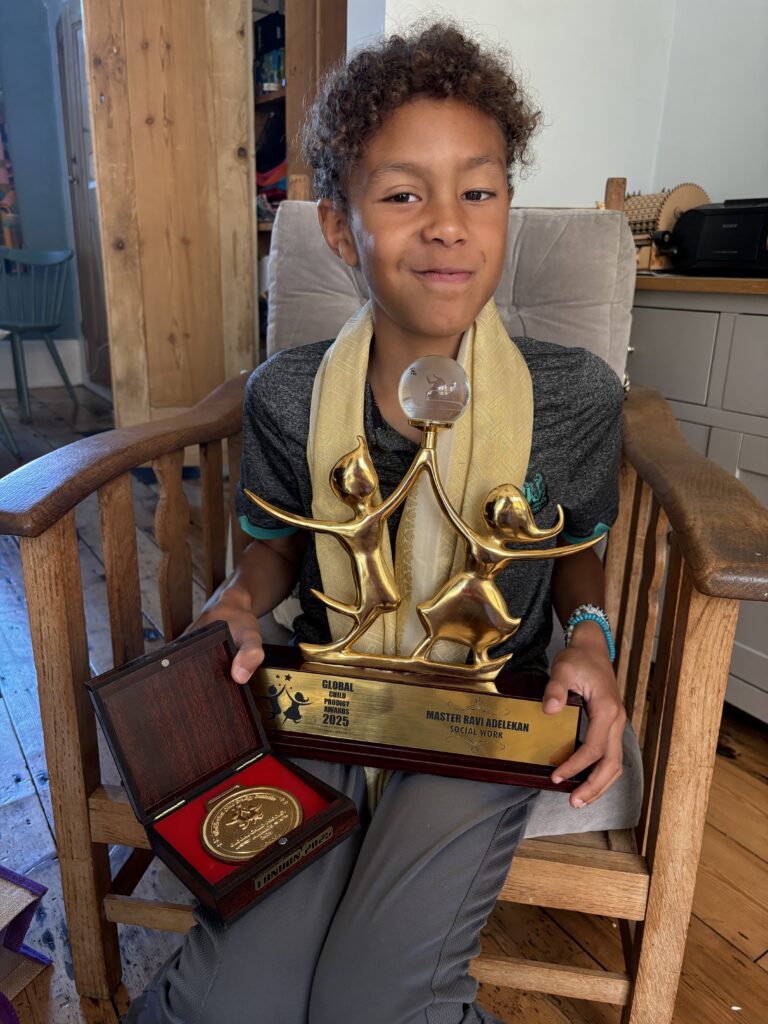 Ravi wins a Global Child Prodigy 2025 Award! - Ravi's dream